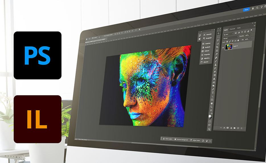 Online Graphic Design with Photoshop and Illustrator (Software Included ...